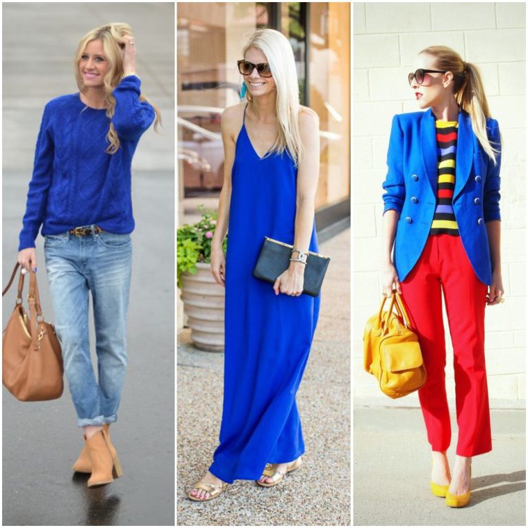 Como combinar el azul eléctrico o azul rey - Outfits mujer 2022 - Muy ...