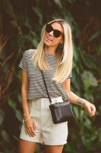 Outfits mujer con short blanco - Como combinar 2026 - Muy Trendy