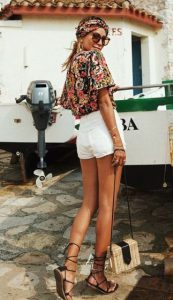 Outfits mujer con short blanco - Como combinar 2025 - Muy Trendy