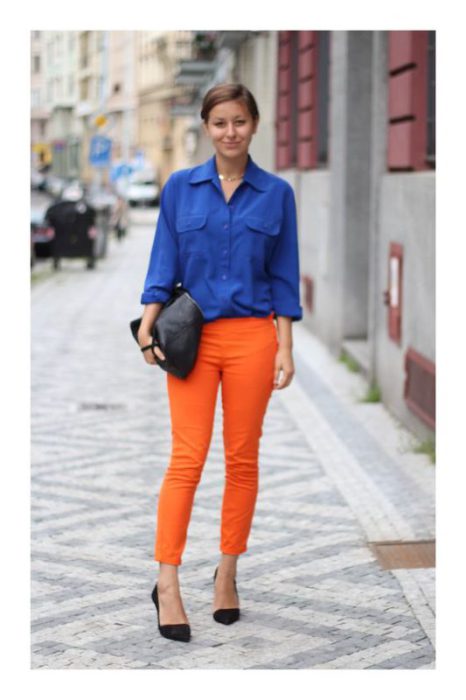 Como combinar pantalón naranja 2026 - Outfits Mujer - Muy Trendy
