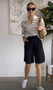 Como combinar un short negro - Outfits mujer 2026 - Muy Trendy