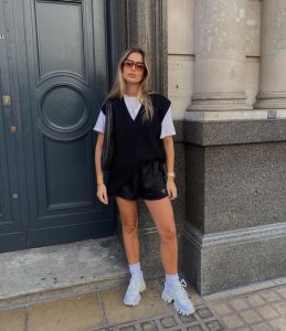 Como combinar un short negro - Outfits mujer 2026 - Muy Trendy