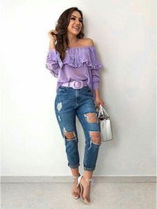 Como combinar una blusa lila 2025 - Muy Trendy