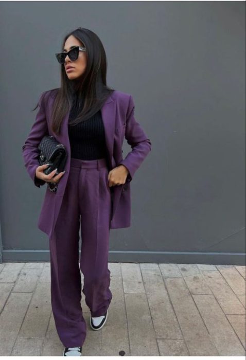 Como combinar purpura o morado 2025 - Outfits mujer - Muy Trendy