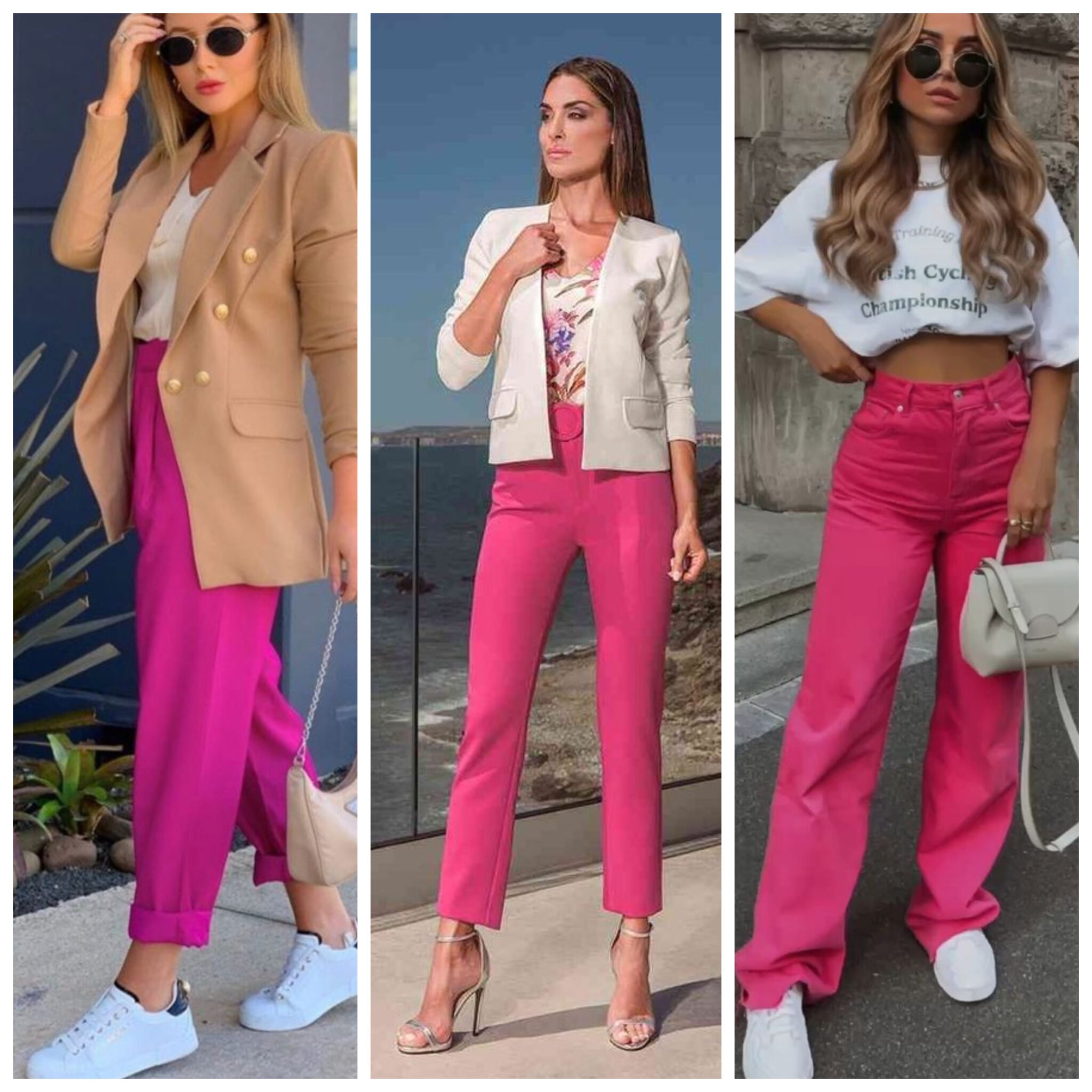 Outfits con pantalón morado o violeta - Como combinarlo 2026 - Muy Trendy