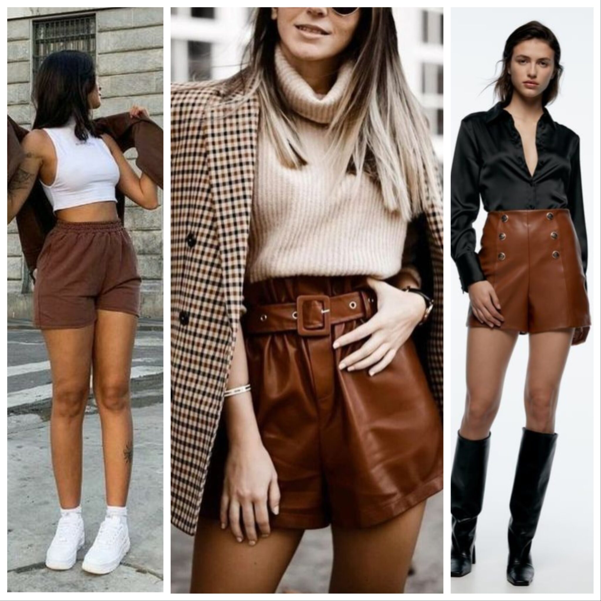 Outfits con short marrones 2026 - Como combinarlo - Muy Trendy