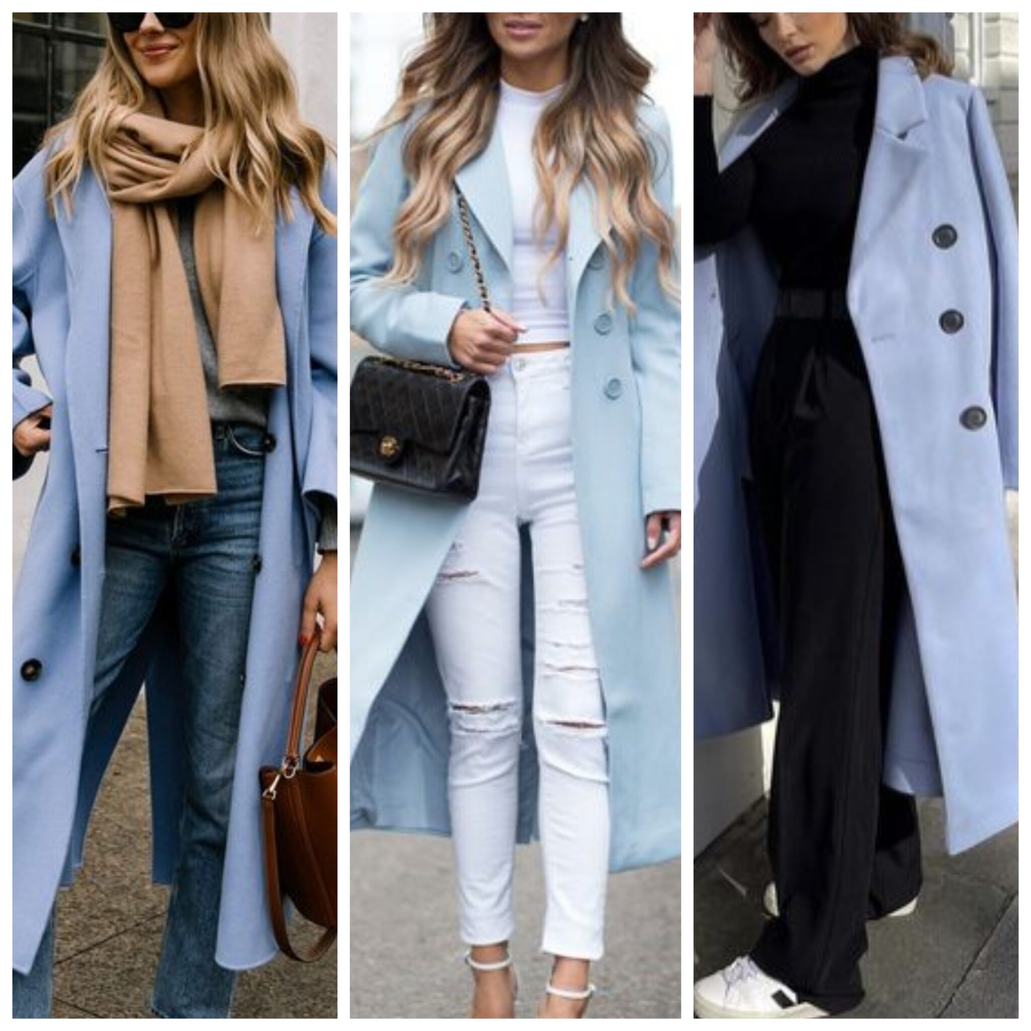 Outfits con blazer azul claro para mujer 2025 - Muy Trendy