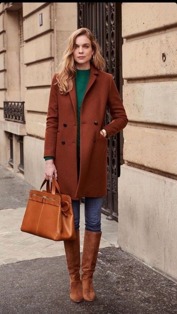 Outfits con botas color camel para mujer 2025 - Muy Trendy