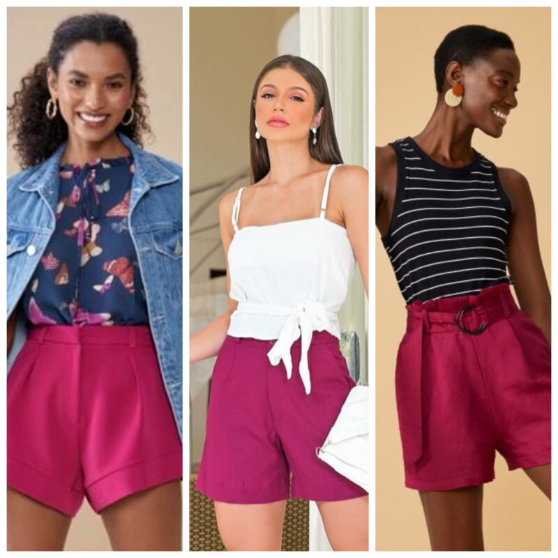 Outfits con short purpura 2026 - Como combinar - Muy Trendy