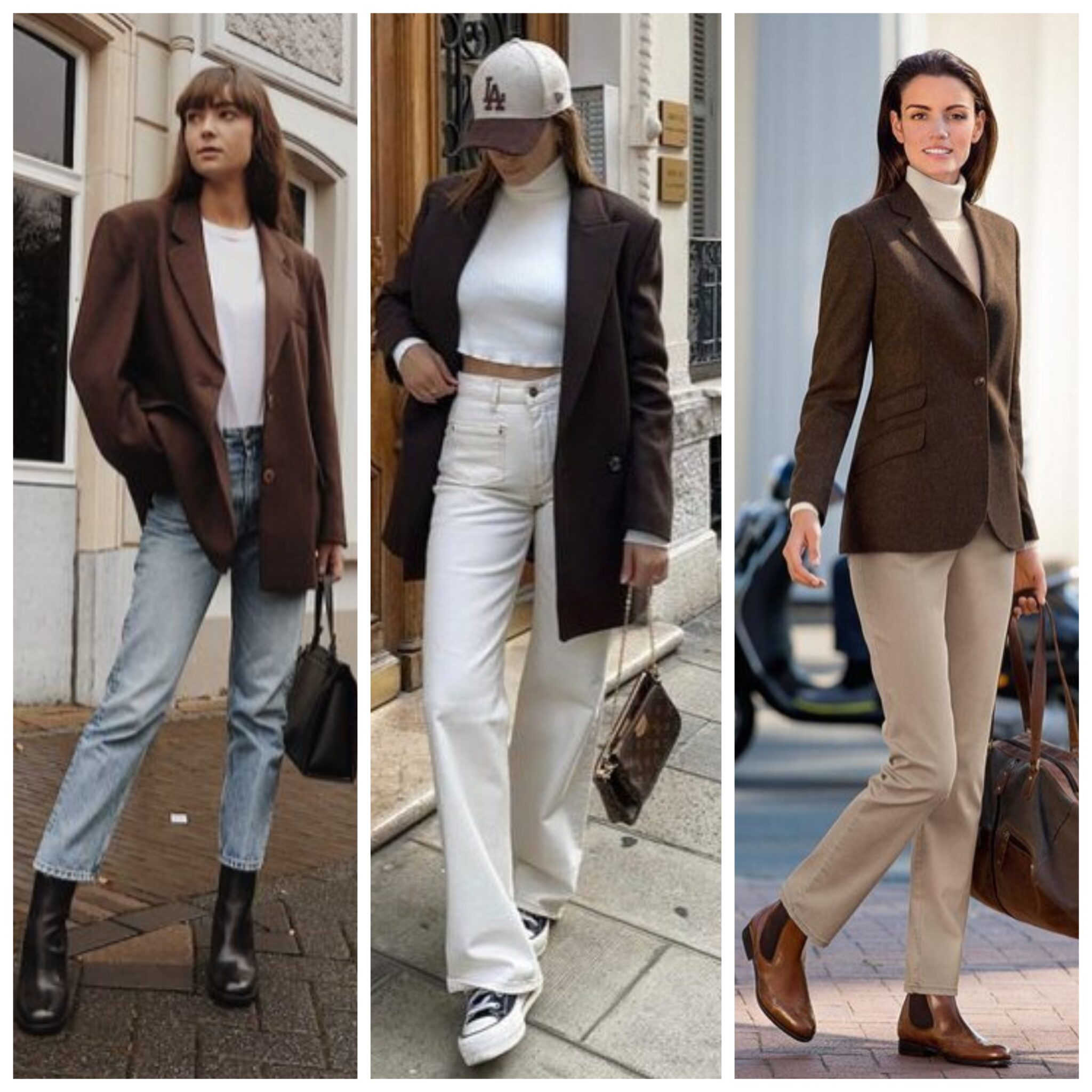 Outfits con blusa marrón oscuro 2025 - Como combinar - Muy Trendy