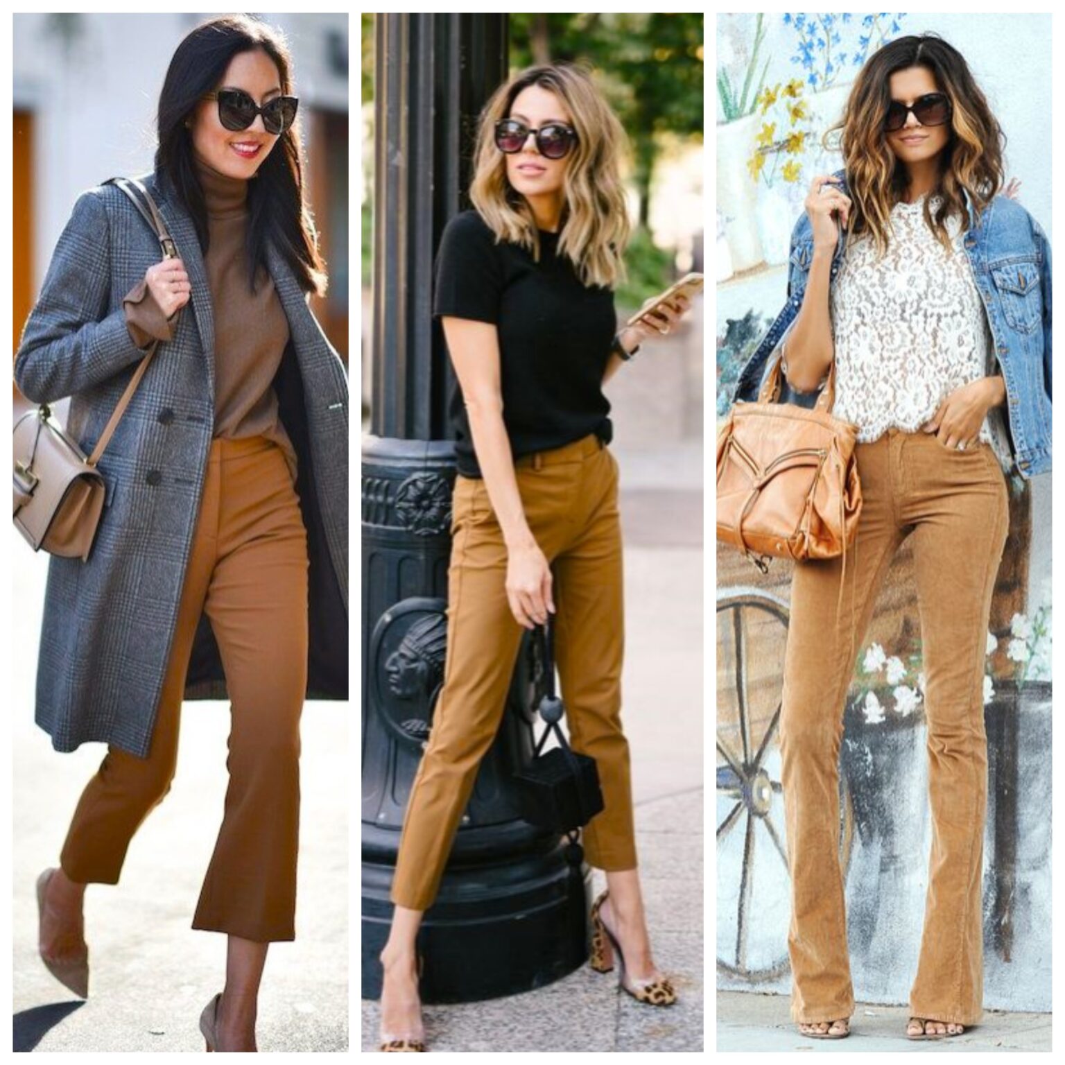 Outfits con pantalón camel 2026 - Como combinar - Muy Trendy