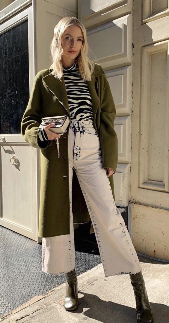 Outfits con botas verde oliva para invierno 2026 - Muy Trendy