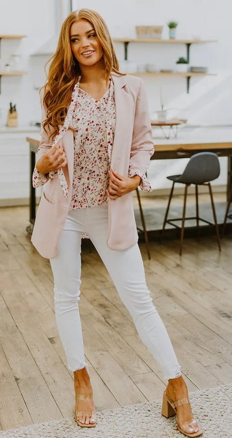 Outfits con blazer rosa claro 2026 - Como combinar - Muy Trendy