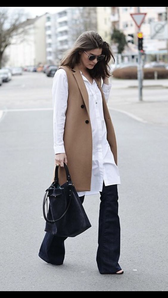 Como combinar un chaleco beige 2025 - Muy Trendy